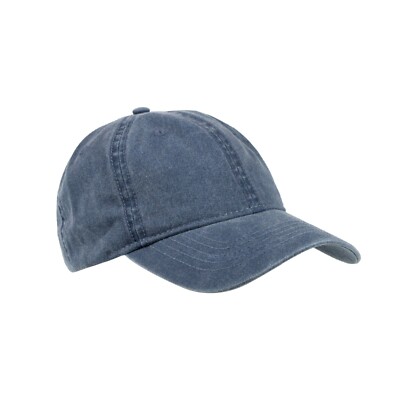 Time And Tru Women's Fatigue Washed Baseball Cap Dark Denim NEW | eBay