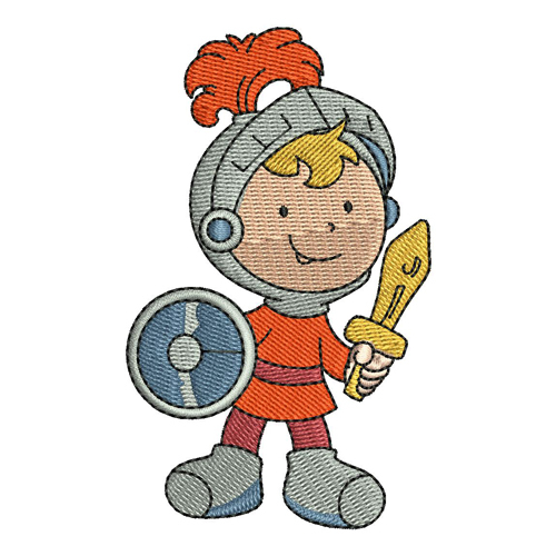 Machine Embroidery Designs -Little Brave Knight(1) - 10 Designs - USB ...