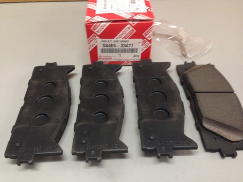 2010-2011 JAPAN BUILT CAMRY Front Brake Pads 04465-33471 Genuine Toyota ...