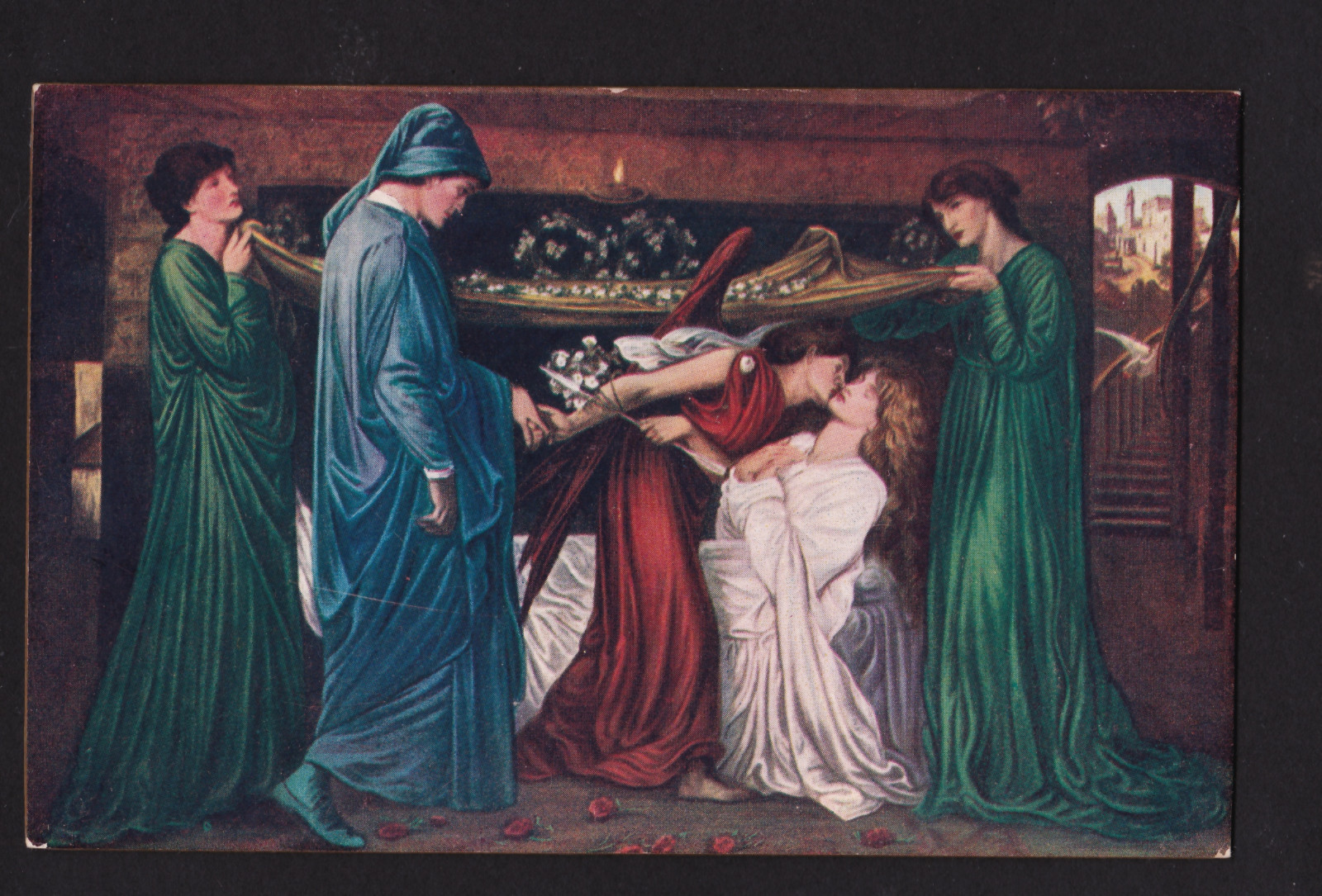 c1912 Dante's Dream art by Gabriel Rossetti Walker Art Gallery UK ...