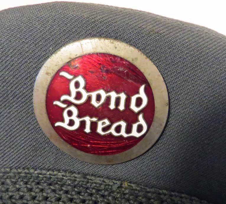 VINTAGE BOND BREAD DRIVER'S HAT WITH ENAMEL BADGE - SIZE 6-3/4 | eBay