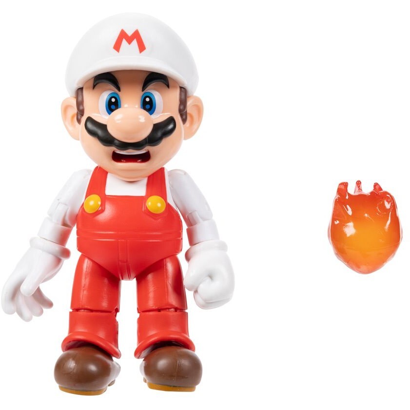 World of Nintendo Super Mario Wave 41 Fire Mario Action Figure [with ...