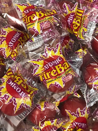 Atomic Fireballs THREE POUNDS Cinnamon Red Hot Classic Bulk Candy FREE ...