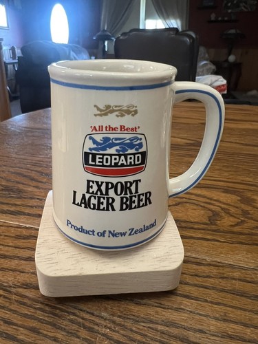 Vintage Leopard Lager Beer Mini Tankard Mug Worlds Great Breweries ...