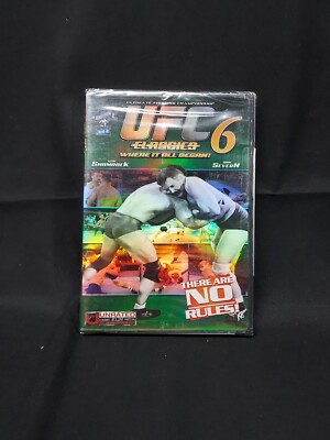 1994 Factory Sealed New UFC Classics 6 Ultimate Fighting DVD Hologram ...