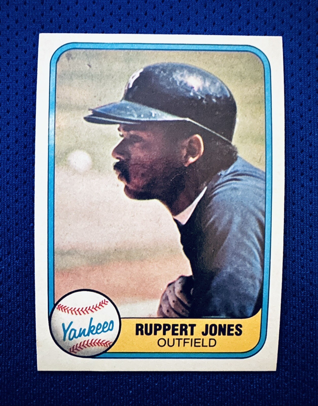 1981 FLEER #101 RUPPERT JONES NY YANKEES NM-MT or BETTER 1103 HITS 2 ...