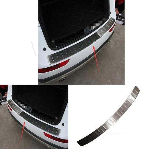 1PCS Fit For Audi Q5 2009-2018 Chrome Steel Car Rear Bumper Sill Plate ...