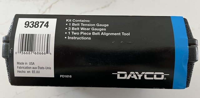 Belt Size Gauge Dayco 93874 for sale online | eBay