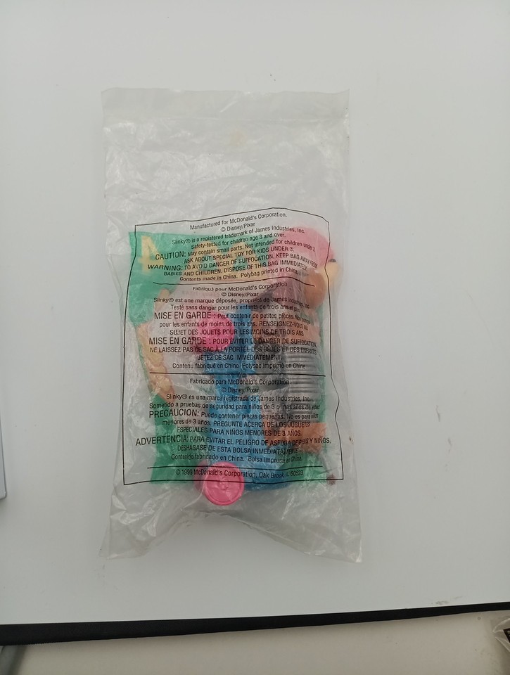 1999 McDonald's Happy Meal Toy Slinky Dog Toy Story 2 Sealed T1448 | eBay