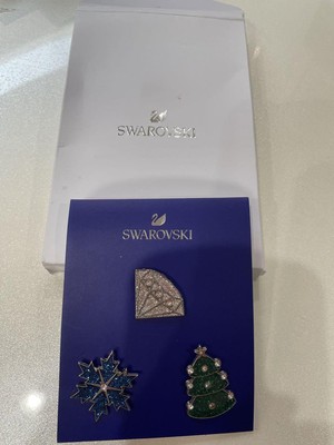 Swarovski Christmas Pin Batch | eBay