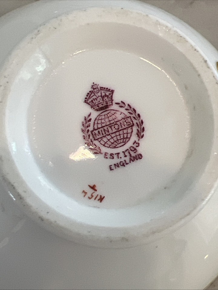 Rare Minton Wesminster Antique Red Stamp 26Piece Bone China Set | eBay