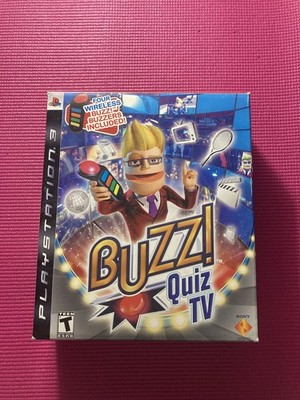 Sealed Buzz Quiz TV Bundle PS3 Playstation 3 Wireless Buzzers Family ...