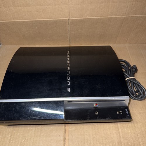 Sony PlayStation 3 500GB Black FAT Console Only CECHL01 4.92 Firm ...