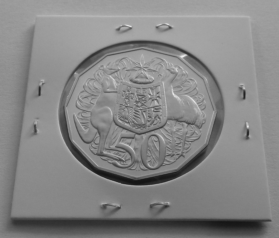 1981 PROOF 50 Cent coin Uncirculated Coat of Arms Australia | eBay
