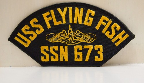 USS FLYING FISH SSN-673 PATCHES PATCH STURGEON CLASS USN NAVY SUBMARINE ...