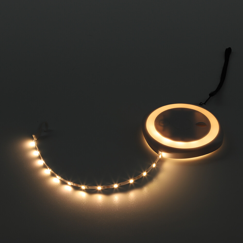 LED Tape Light Strip 3 Modes Camping Lamp Torch High Brightness (Yellow ...