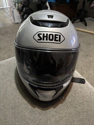 SHOEI Qwest Small Full Face Motorcycle Helmet - Metallic Gray Silver | eBay