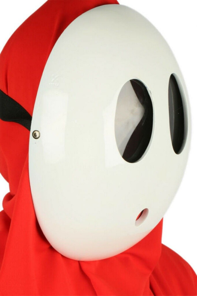 Xcoser Shy Guy Mario Mask Cosplay Costume White Resin New for sale ...