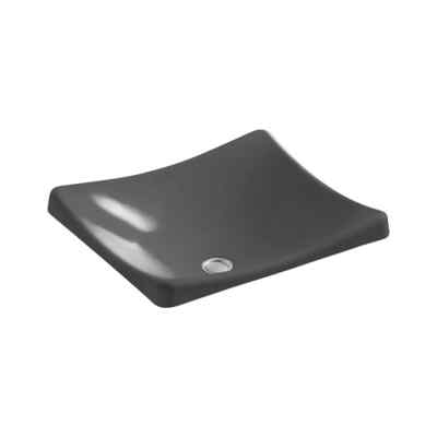 Kohler DemiLav K-2833-58 rectangular vessel bathroom sink Thunder Grey ...