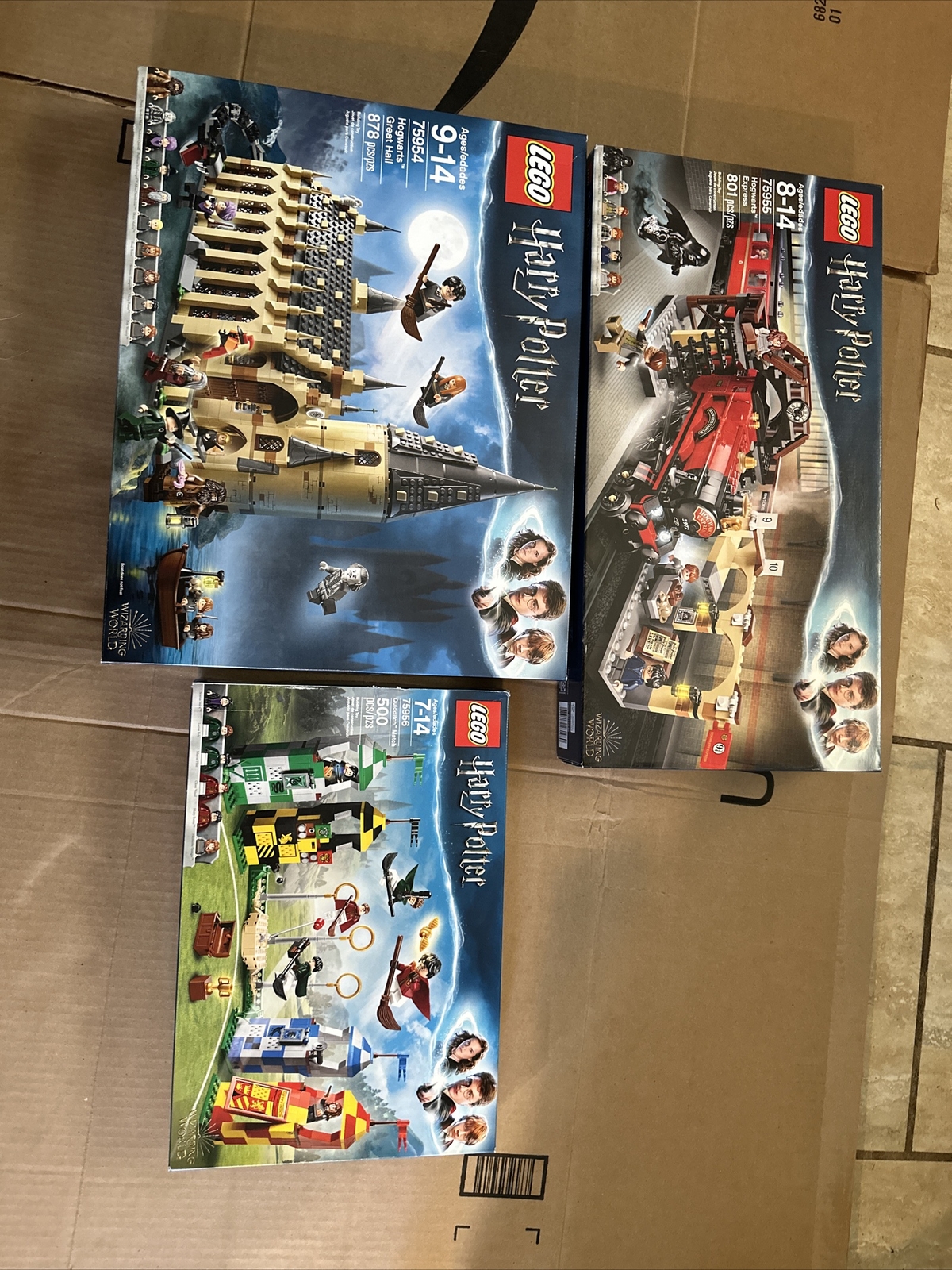 LEGO Harry Potter Hogwarts lot Of 3 New In Box - 75954, 75955, 75956 ...