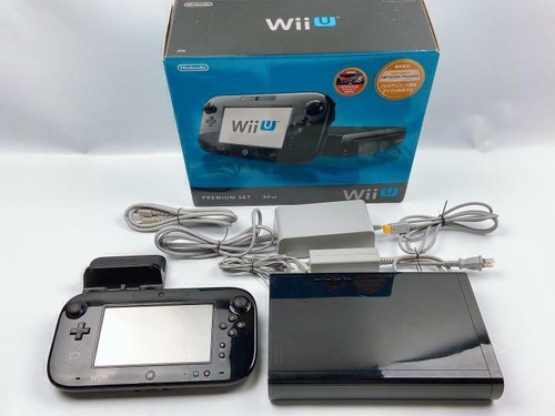 Nintendo Wii U Premium Set Kuro 32GB Console Box Black Japanese only | eBay