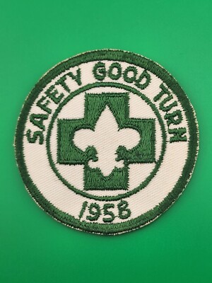 Safety Good Turn 1958 Patch BSA Boy Scouts Of America NEW | eBay