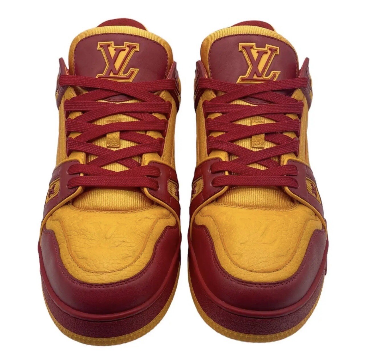 Louis Vuitton LV Trainer Low Red OrangePre-Owned - Gem