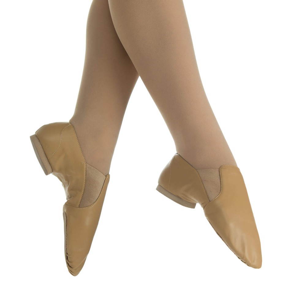 Danzcue Adult Dance Leather Jazz Bootie Shoes | eBay