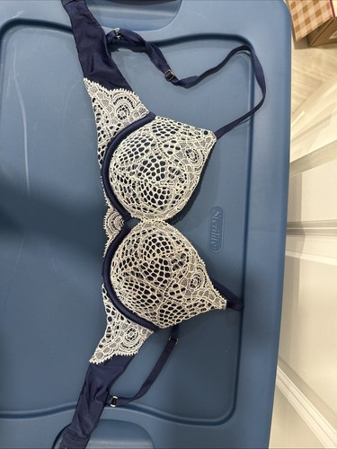 Victoria's Secret Miraculous 32AA Women's Navy Blue Lace | eBay
