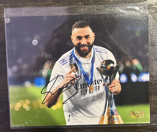 KARIM BENZEMA Signed Autograph FRANCE 8x10 Soccer Photo W/COA | eBay