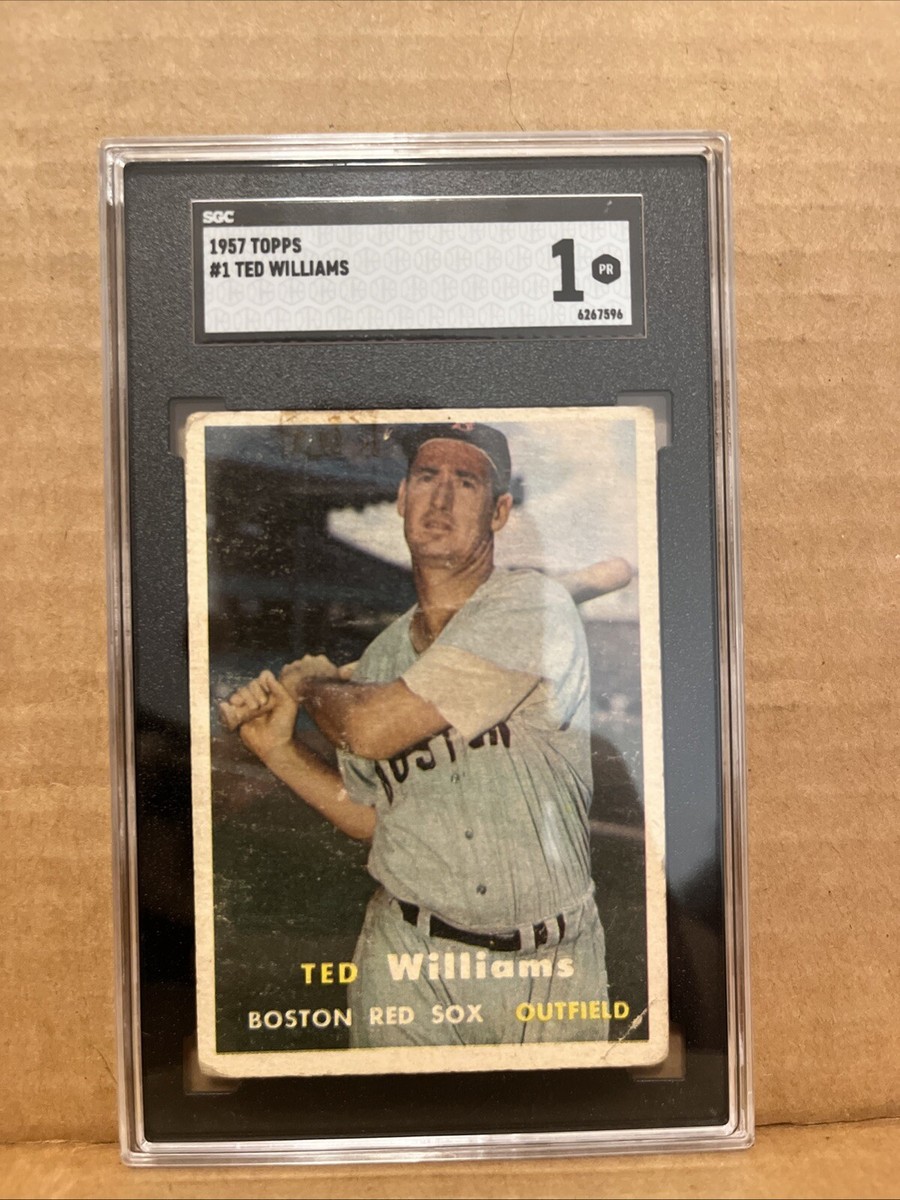 Cartao De Beisebol De Ted Williams 1957