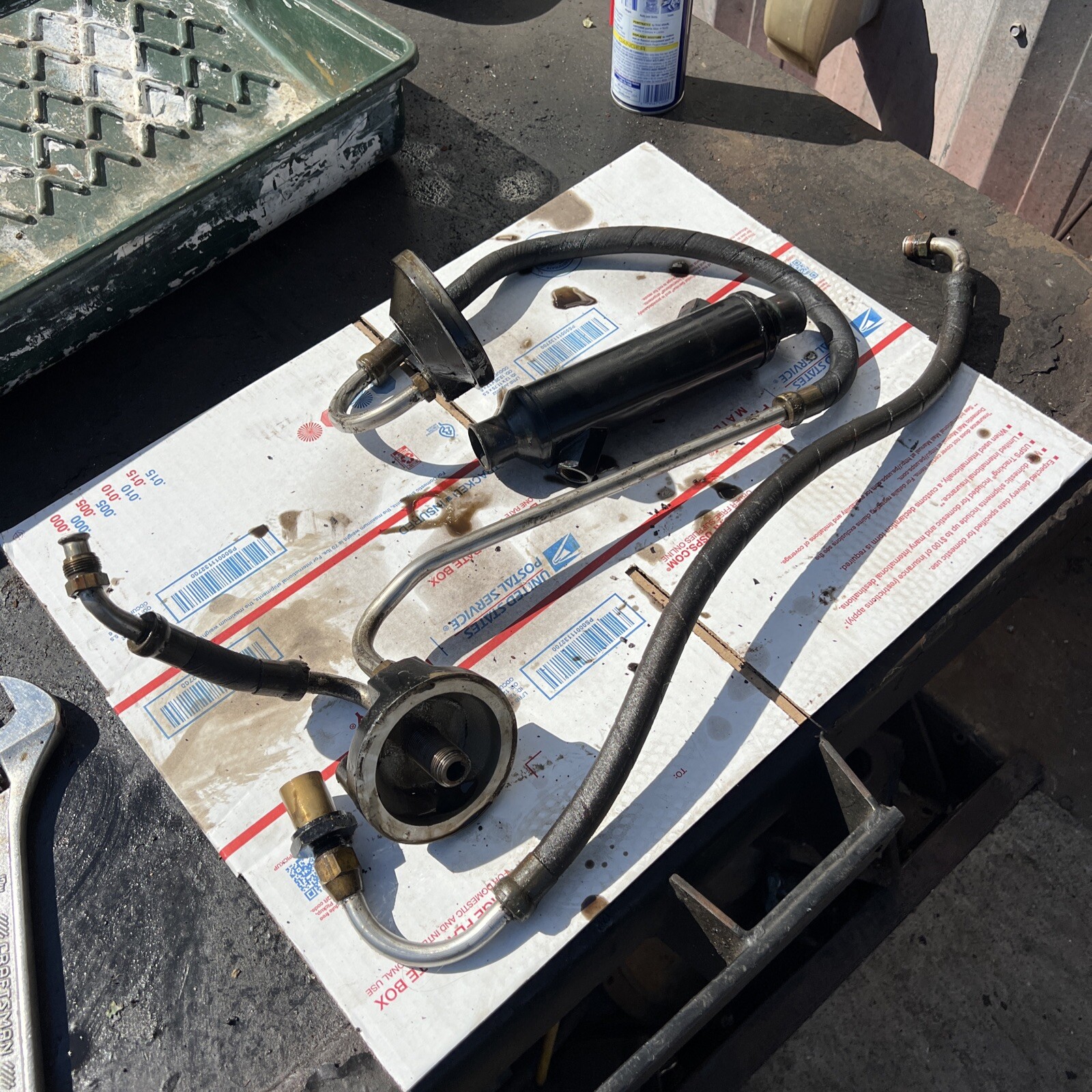 Mercruiser 454 MPI Remote Engine Oil Filter System
