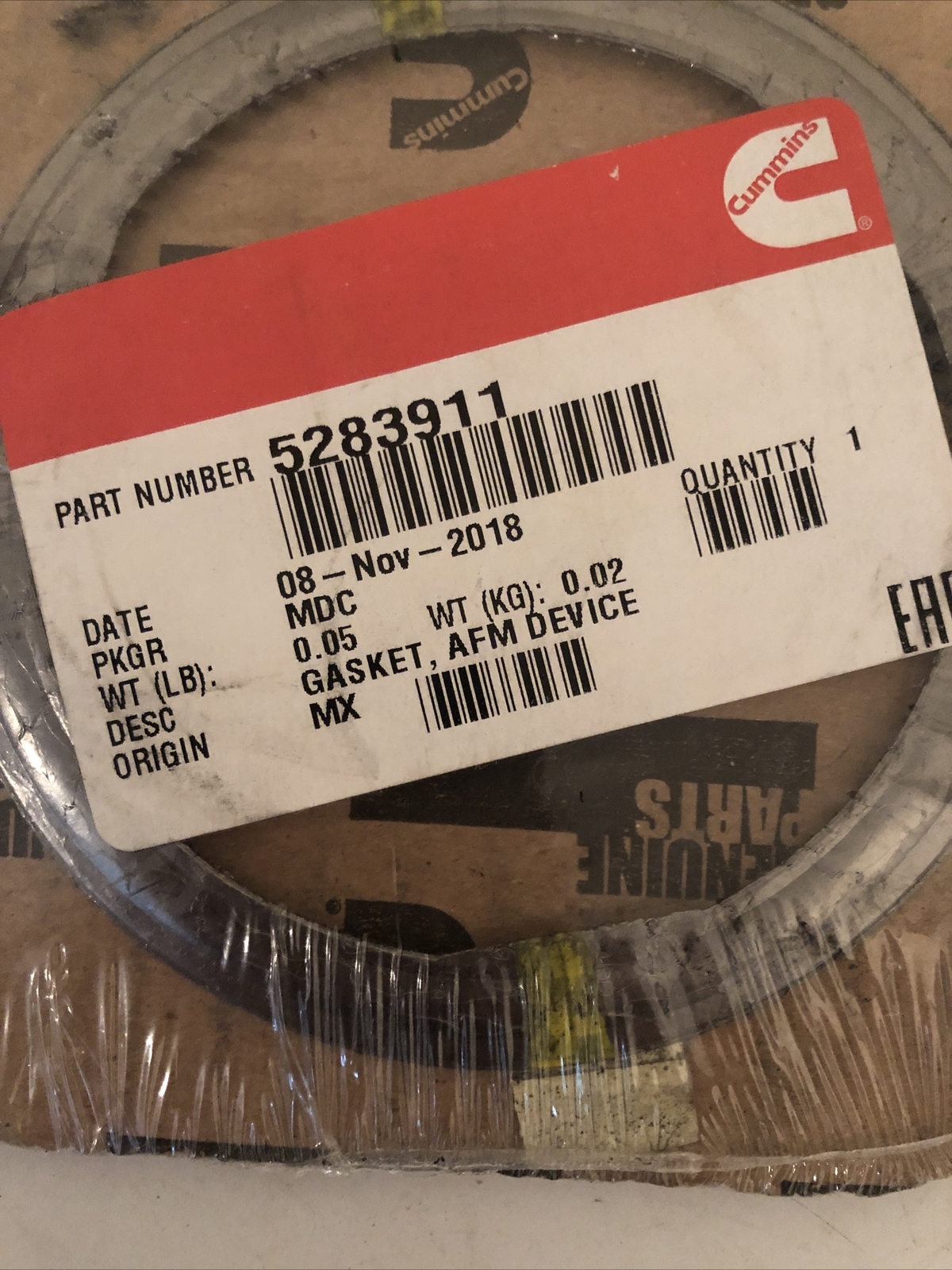 Genuine+AFM+Device+Gasket+OEM+Cummins+5283911 for sale online | eBay