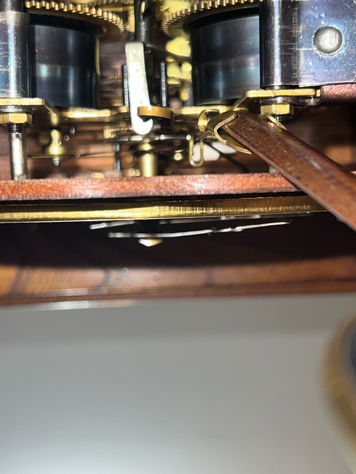 The TIME MFG. Co. Centennial Parlor Clock Wall Clock Mechanical Movmnt ...