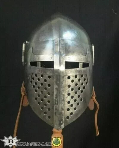 Medieval Armor Buhurt Battle Bascinet Knight Helmet Medieval ...