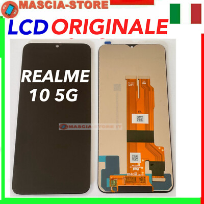 DISPLAY REALME 10 5G RMX3663 LCD + TOUCH SCREEN VETRO SCHERMO NERO PER ...