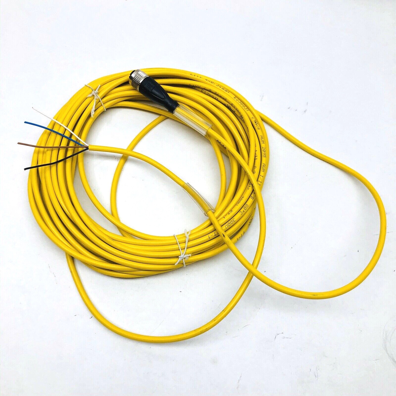 LiYY CONTACT SENSOR-RECEPTACLE YELLOW CABLE 4 X 0.34 MM E238831 | eBay