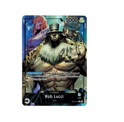 Rob Lucci Leader Alt Art OP07-079 - One Piece TCG 500 Years into the ...