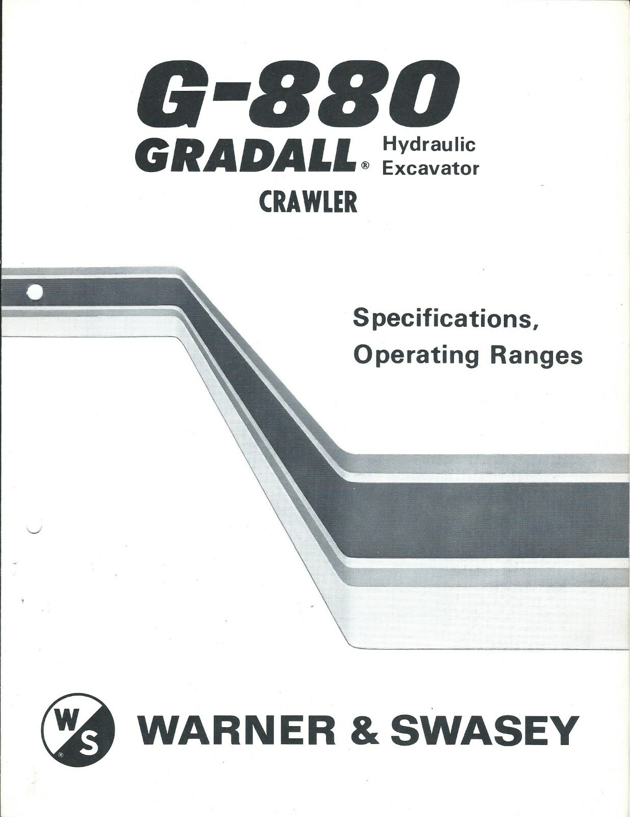 Equipment Brochure - Warner & Swasey - Gradall - G-880 - Crawler ...