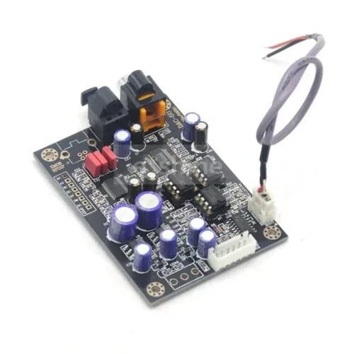 Mounted 24bit/192khz CS8416+PCM1798+AD827 Audio DAC Board&Power Supply ...