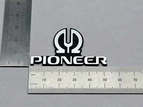 Pioneer Reciever And Equipment Badge Logo Emblem - 2 Inch Brushed ...