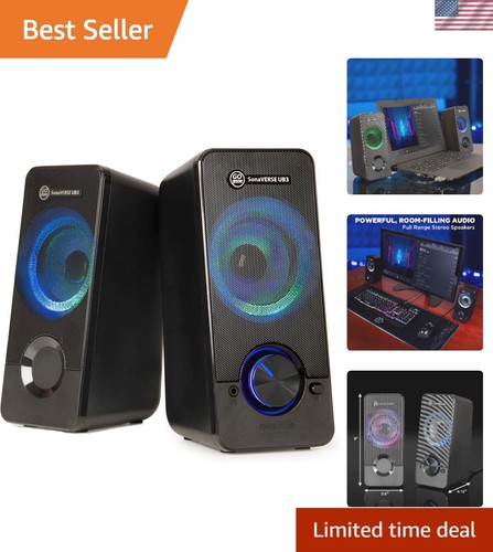 UB3 Computer Speakers for Desktop and Laptop - Monitor Speakers with ...
