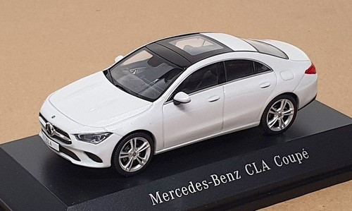 Spark 1/43 Scale B6 696 0470 - Mercedes Benz CLA Coupe - Digital White ...