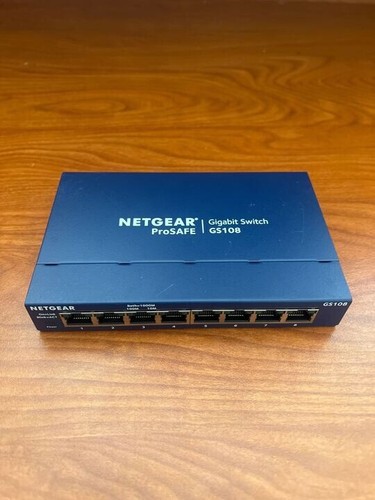 NETGEAR GS108 ProSafe 8-Port GbE Unmanaged Switch | eBay