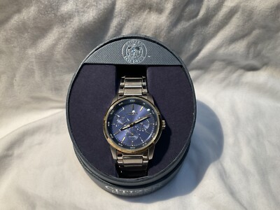 Citizen Eco-Drive Blue Dial stainless steel Men's 44mm Watch And Box ...