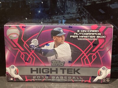 2019 Topps High Tek Hobby Box Sealed 3 Autos! Mike Trout Auto? Aaron ...