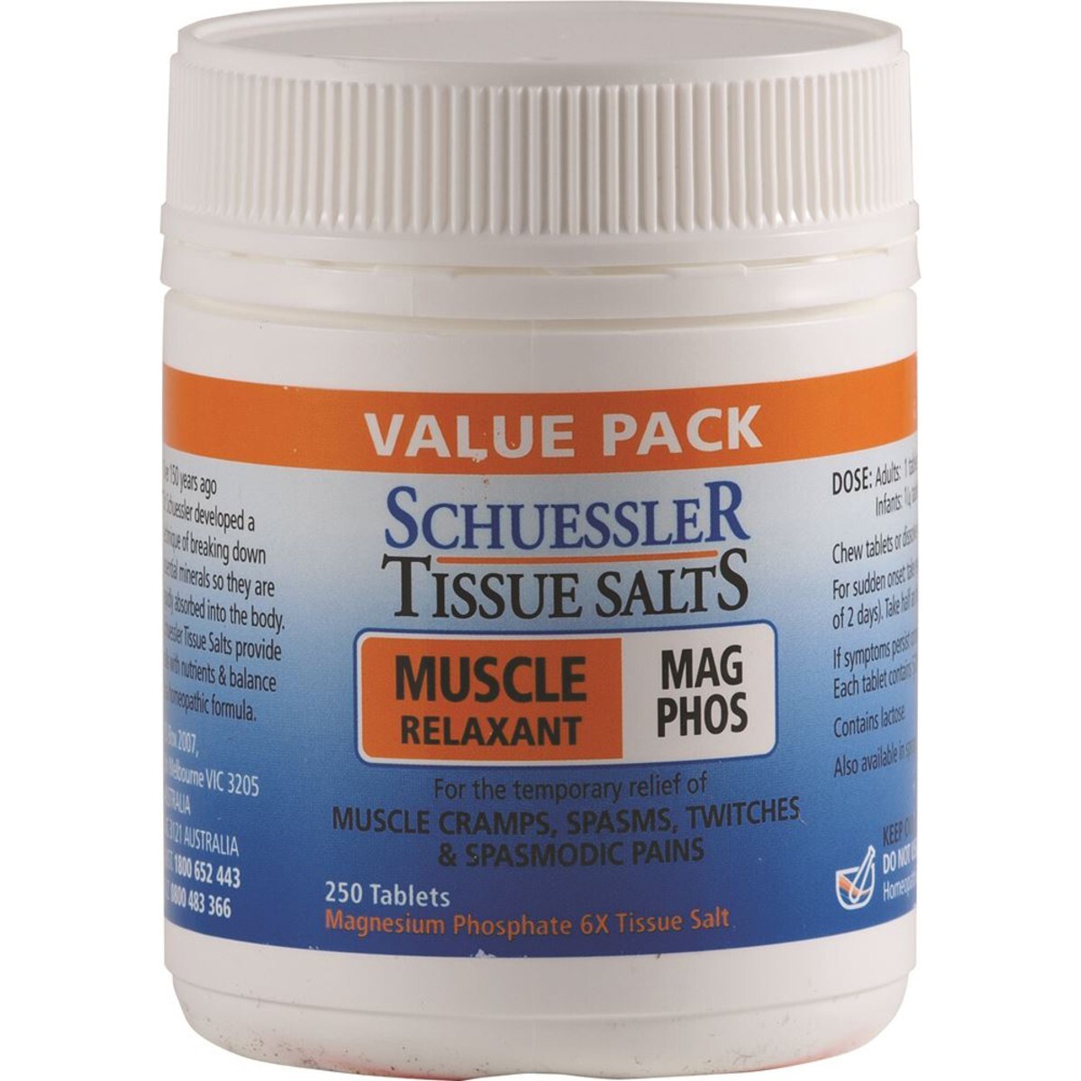 Martin & Pleasance Schuessler Tissue Salts Mag Phos (Muscle Relaxant ...