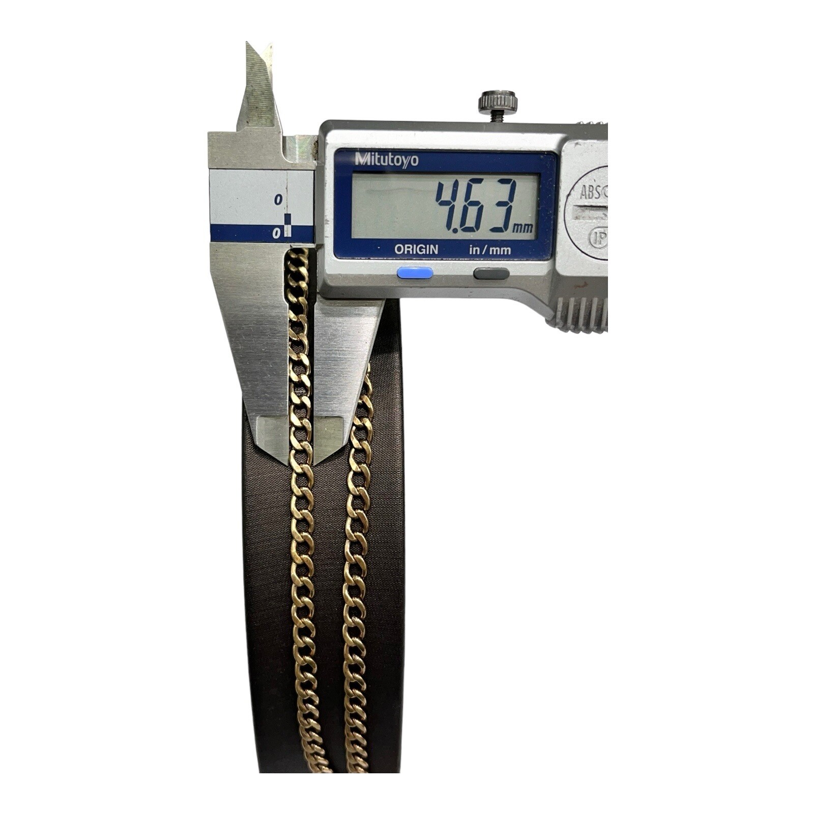 9ct 9k Yellow Gold Italian Curb Link Chain Necklace 8.76 Grams 57cm ...