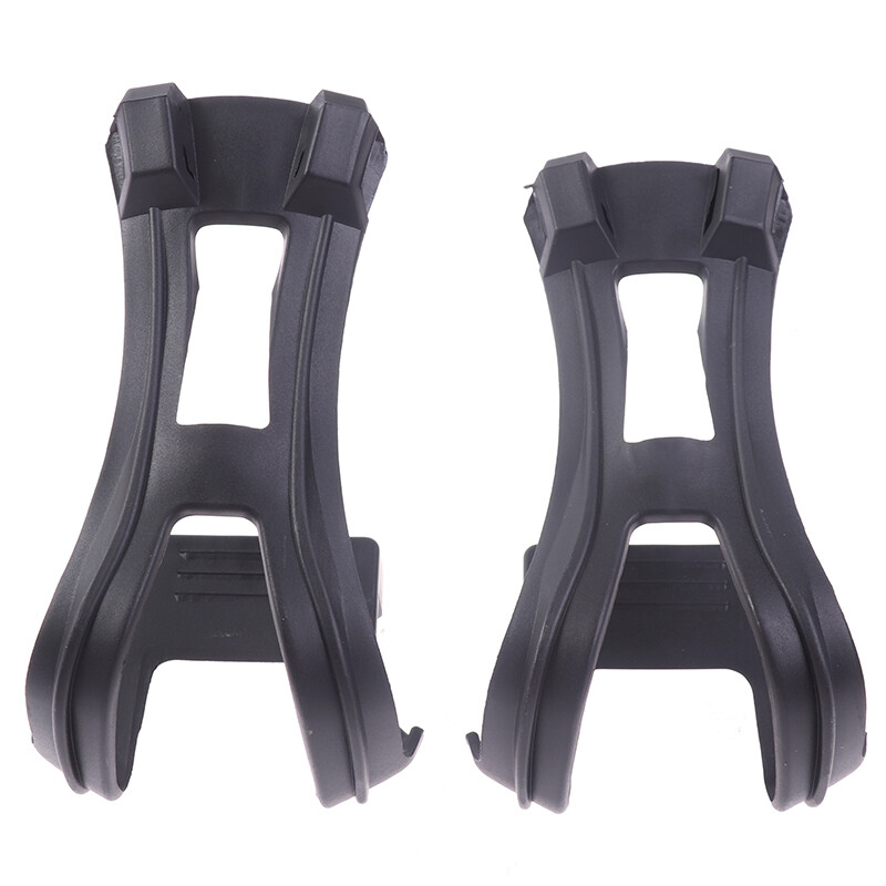A Pair New Cycling Bicycle Bike Strapless Toe Pedal Clips Half Clips Bl ...