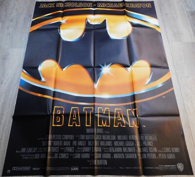 Batman French Movie Poster Original 47/63 1989 Burton Keaton Nicholson ...